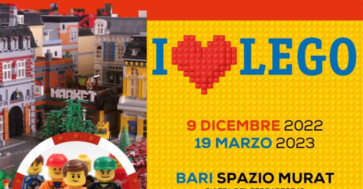 Bari, ''I love Lego'': allo Spazio Murat la mostra sui mattoncini più amati al mondo ...