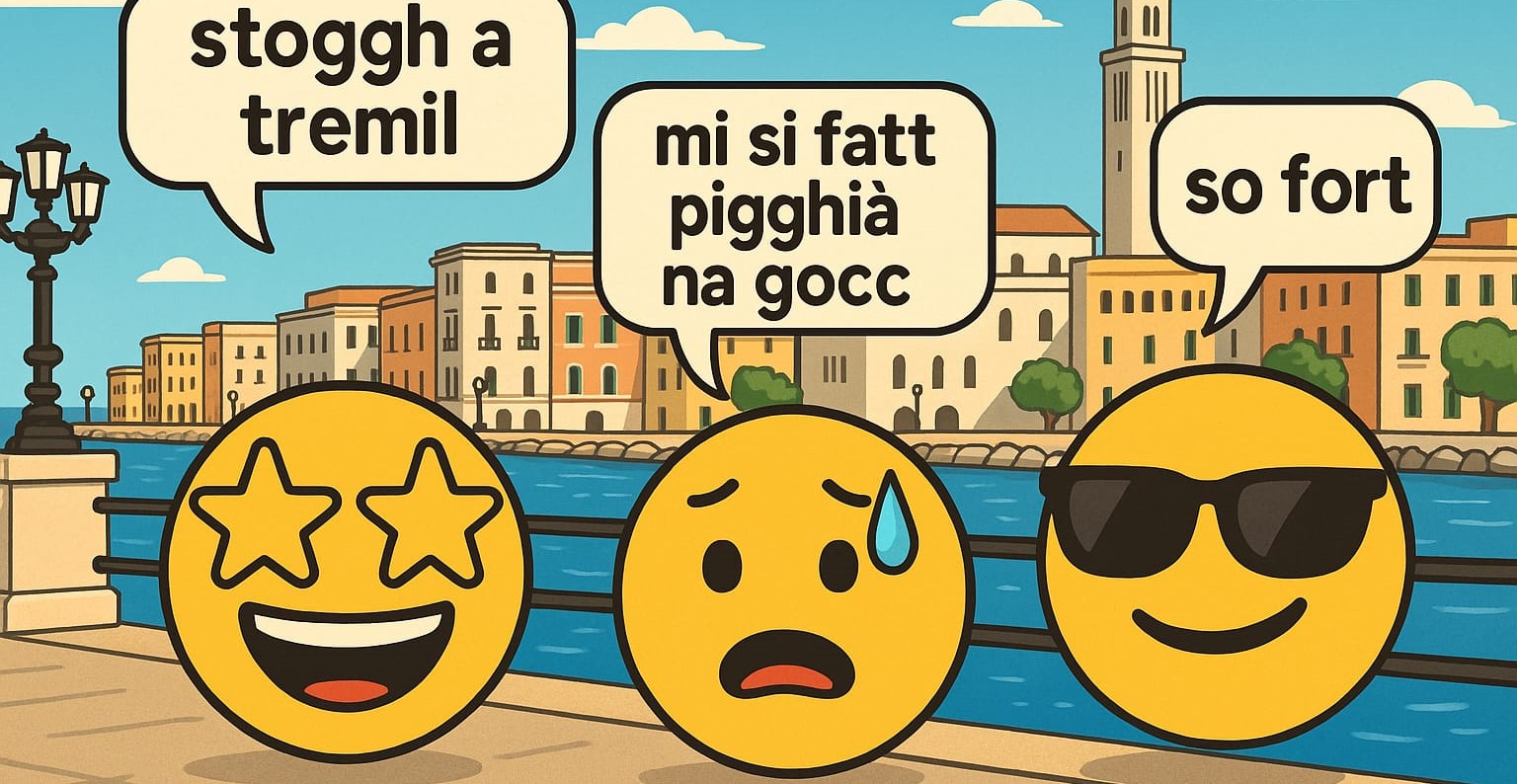 E se le faccine parlassero in dialetto? Ecco le emoticon che danno voce ...